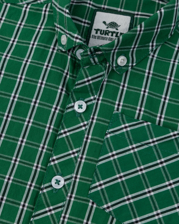Green Collared Shirt – turtlekids