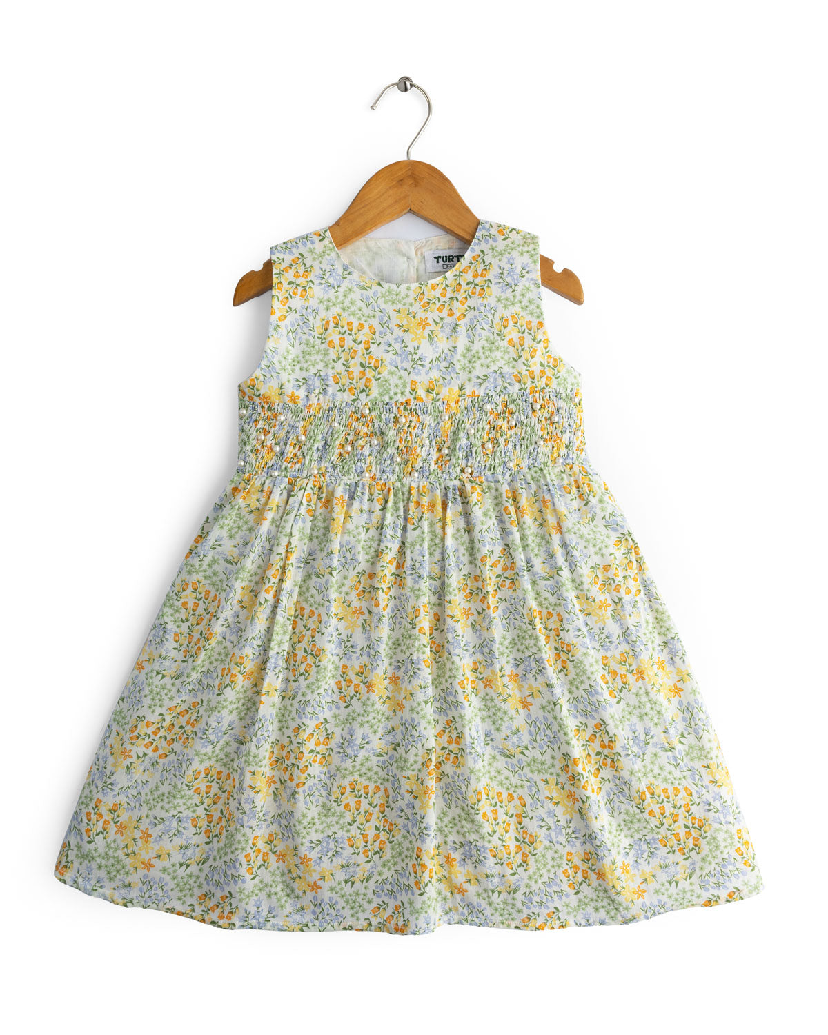 Blooming Charm Printed Frock – turtlekids