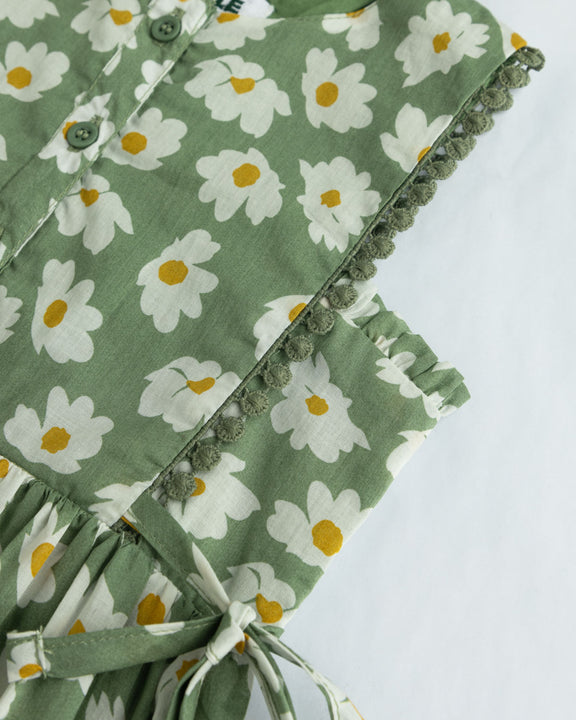 Daisy Dream Printed Frock – turtlekids